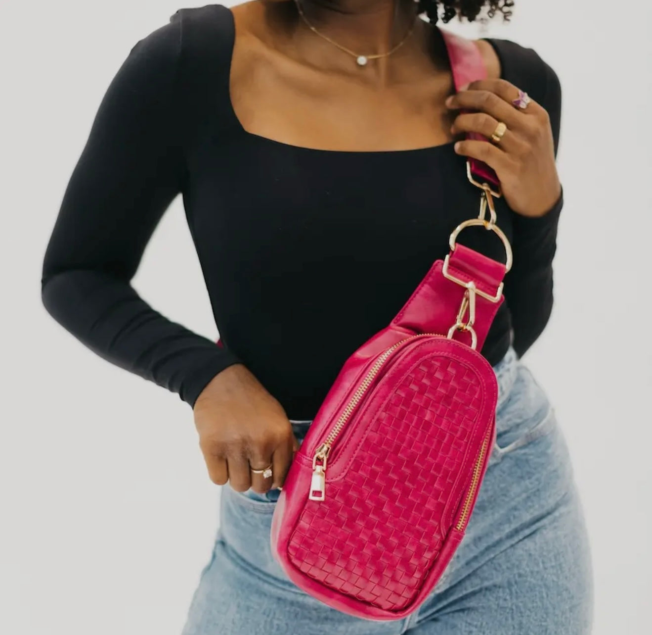 Woven Sling Bag – Whimsical Mimsy