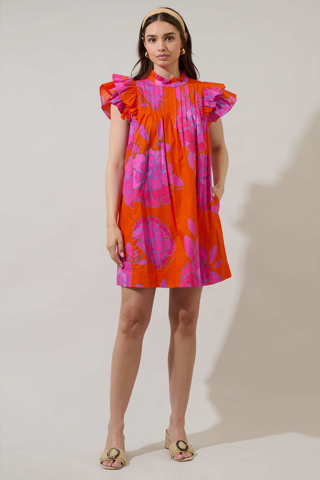 Floral Shift Mini Dress – Whimsical Mimsy