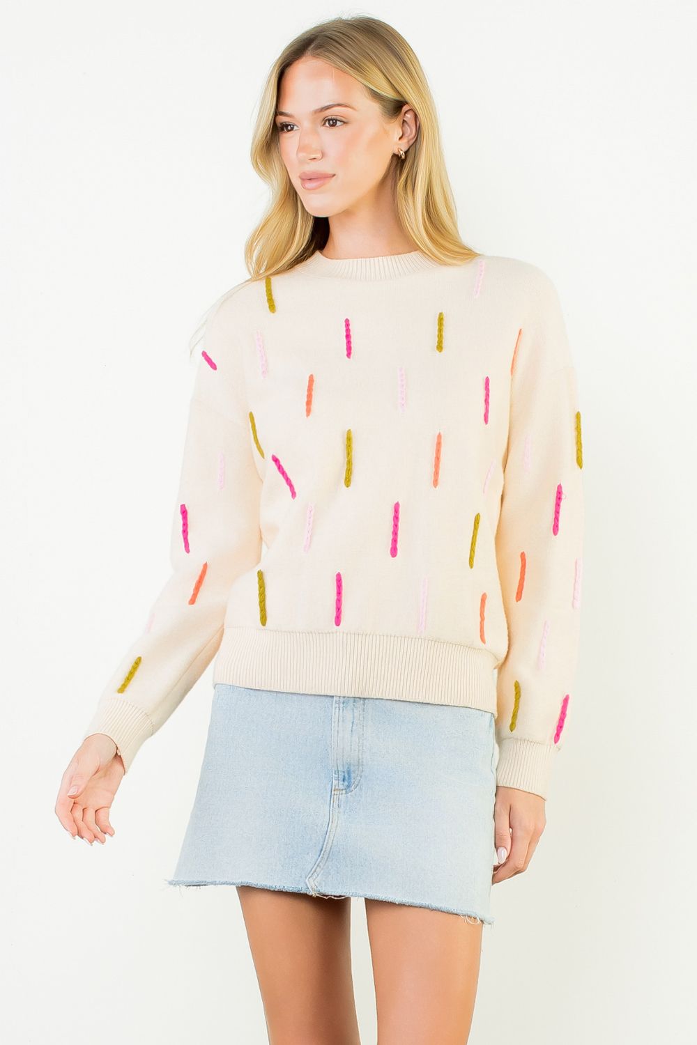 THML Confetti Stitch Sweater – Whimsical Mimsy